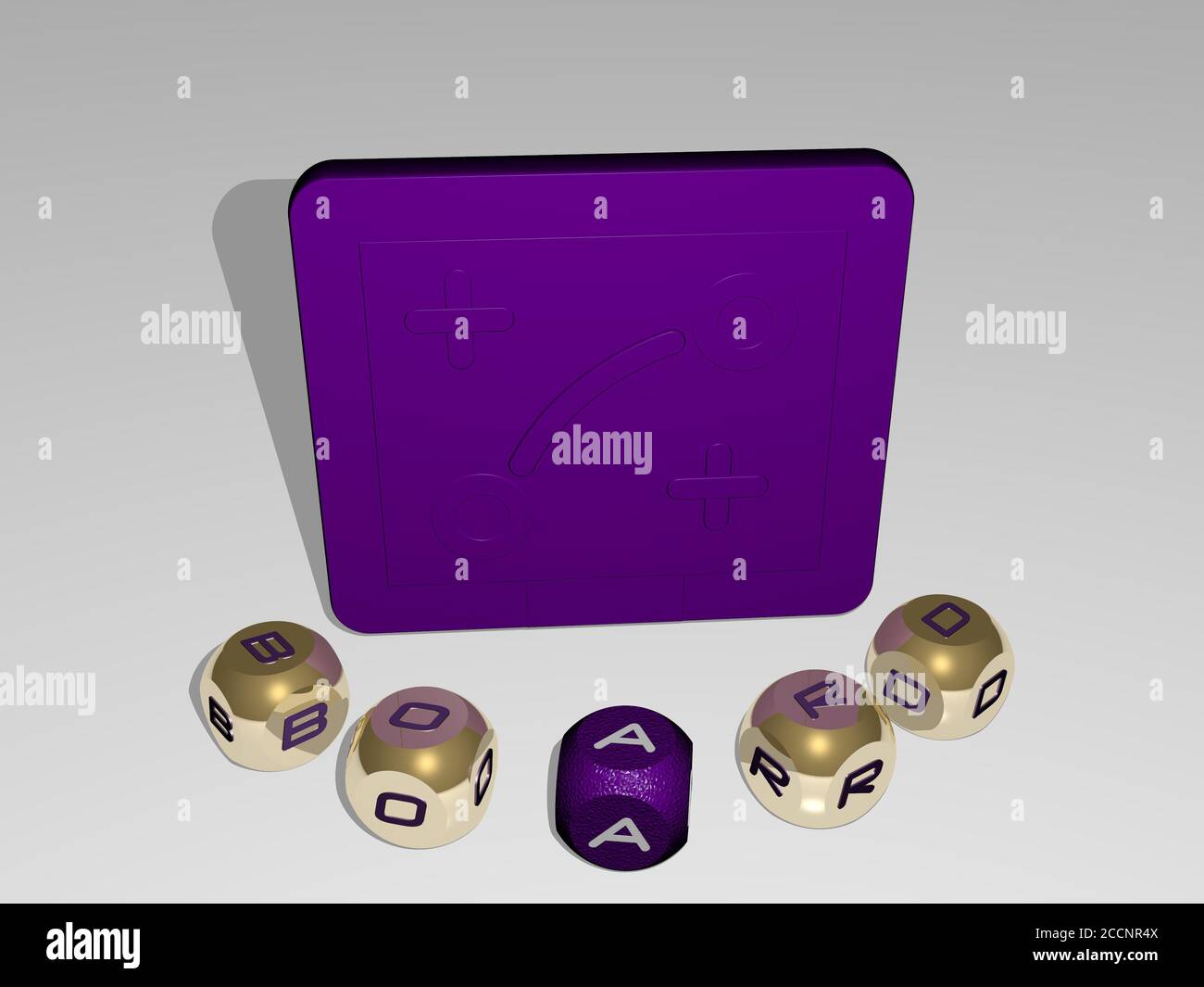 board round text of cubic letters around 3D icon, 3D illustration Stock ...