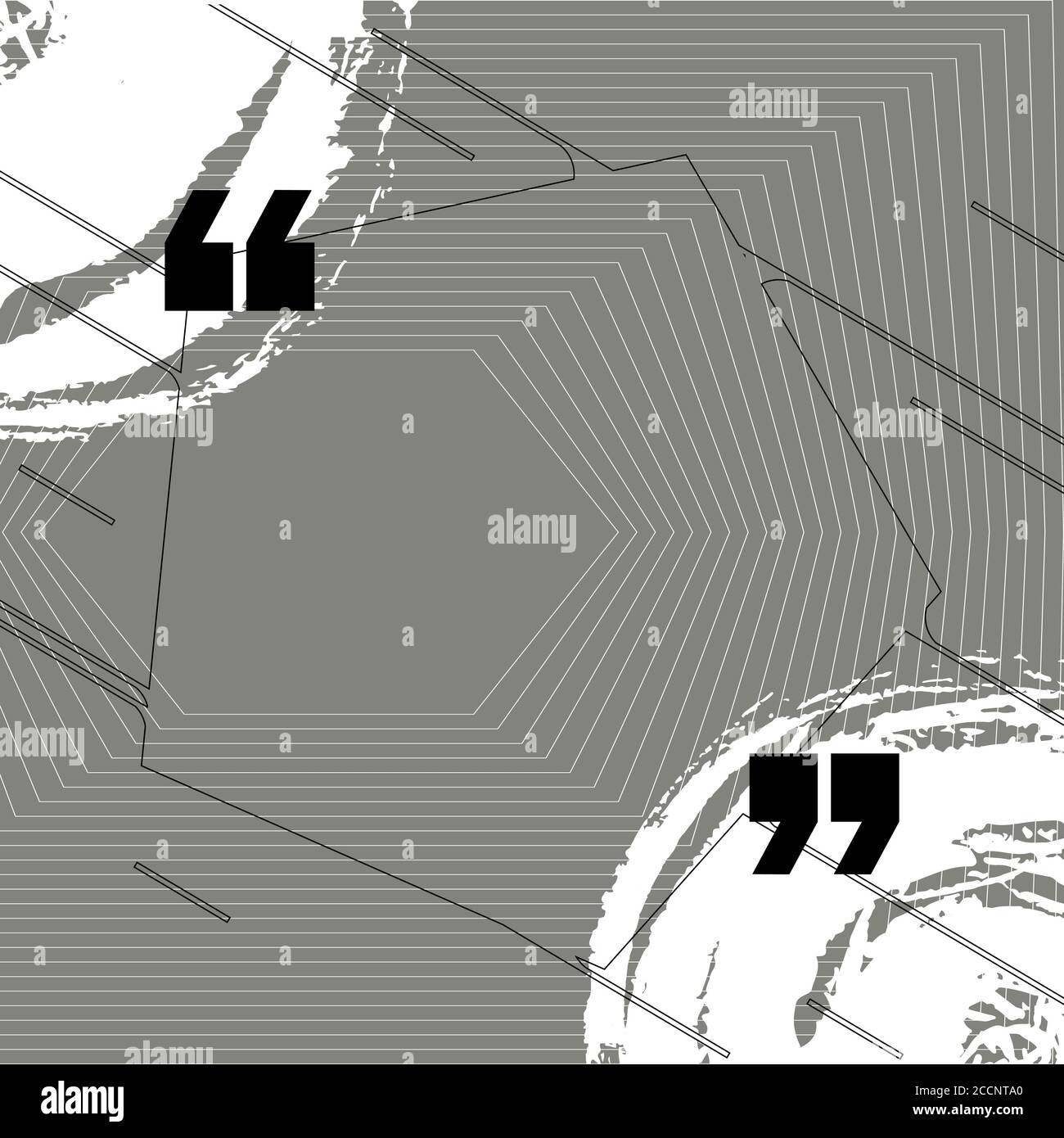 Text box bubble. Empty template with brush stroke. Speech bubble, quote ...
