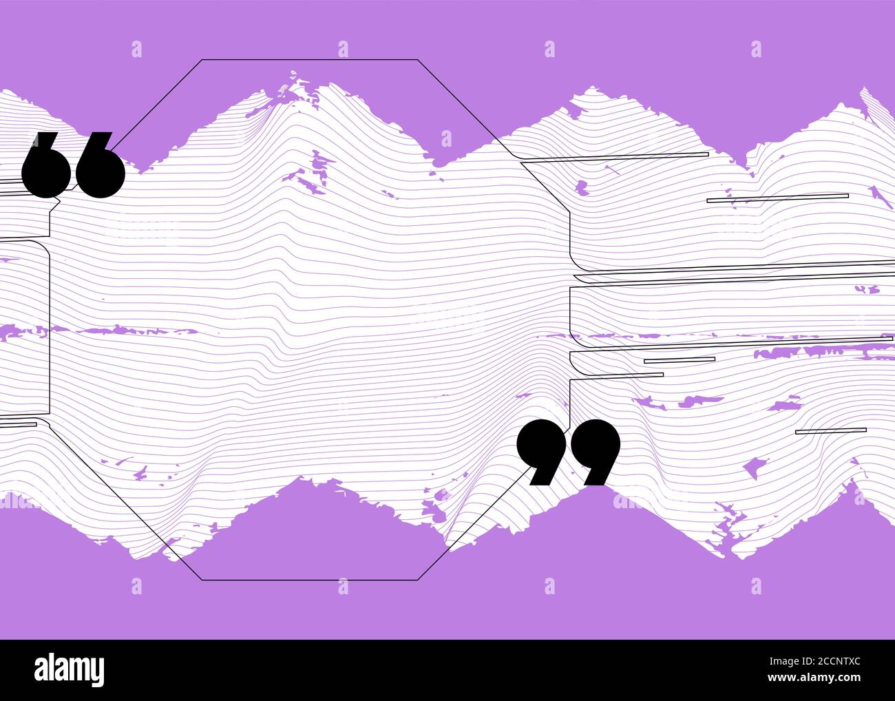 Text box bubble. Empty template with brush stroke. Speech bubble, quote ...