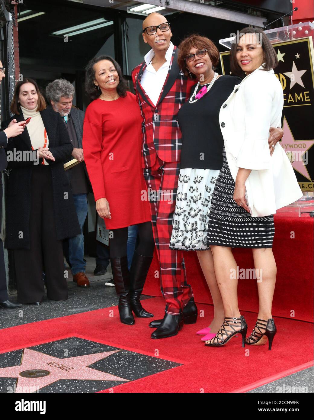 LOS ANGELES - MAR 16: RuPaul Andre Charles, Sisters at the RuPaul Star ...