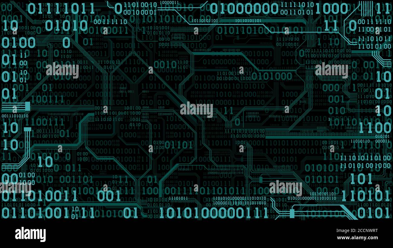 Abstract futuristic electronic circuit board high-tech background Stock ...