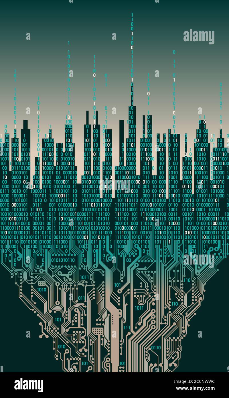 High-tech computer digital technology concept Stock Vector Image & Art ...