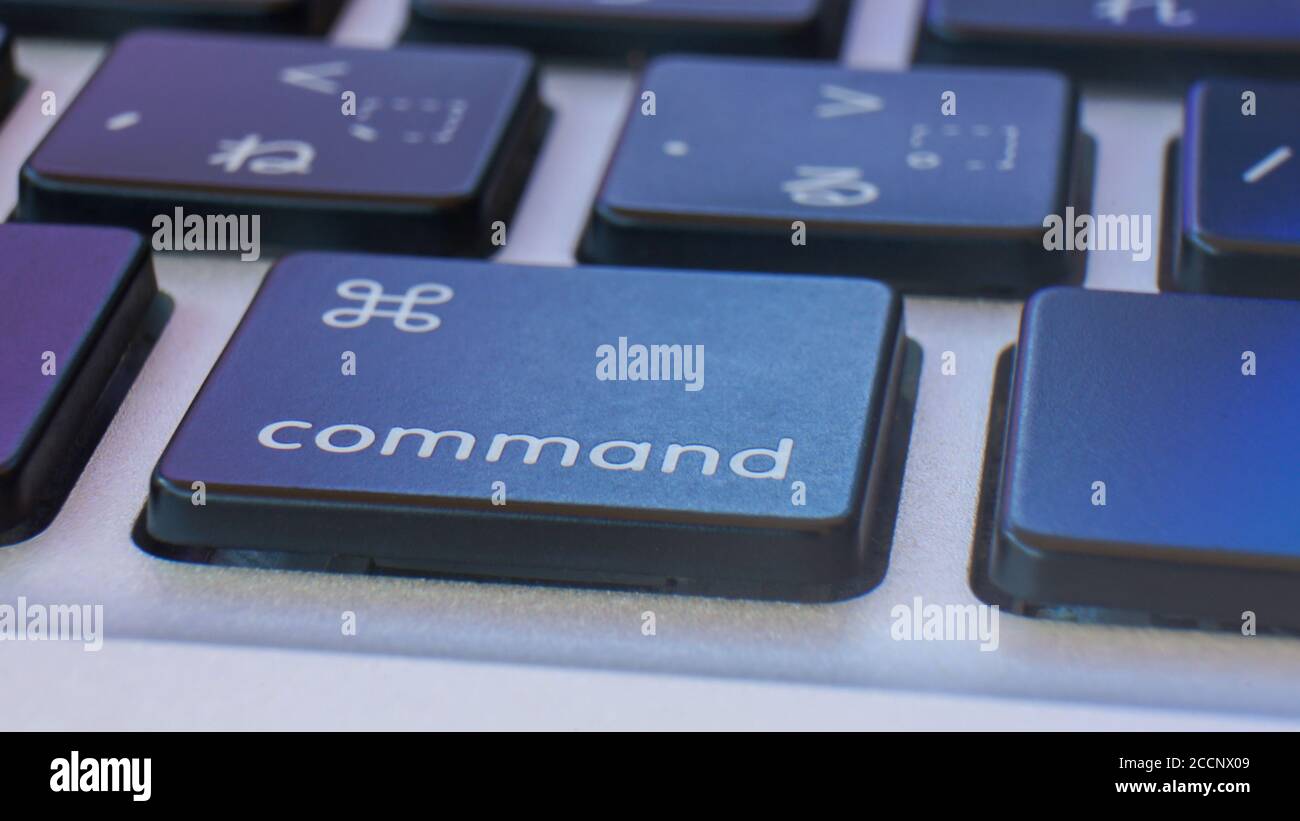 Close up the keys on the laptop keyboard Stock Photo - Alamy