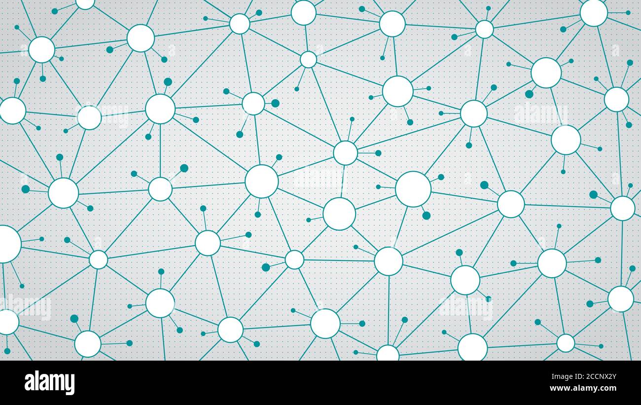 Network communication light background. Illustration of an abstract ...