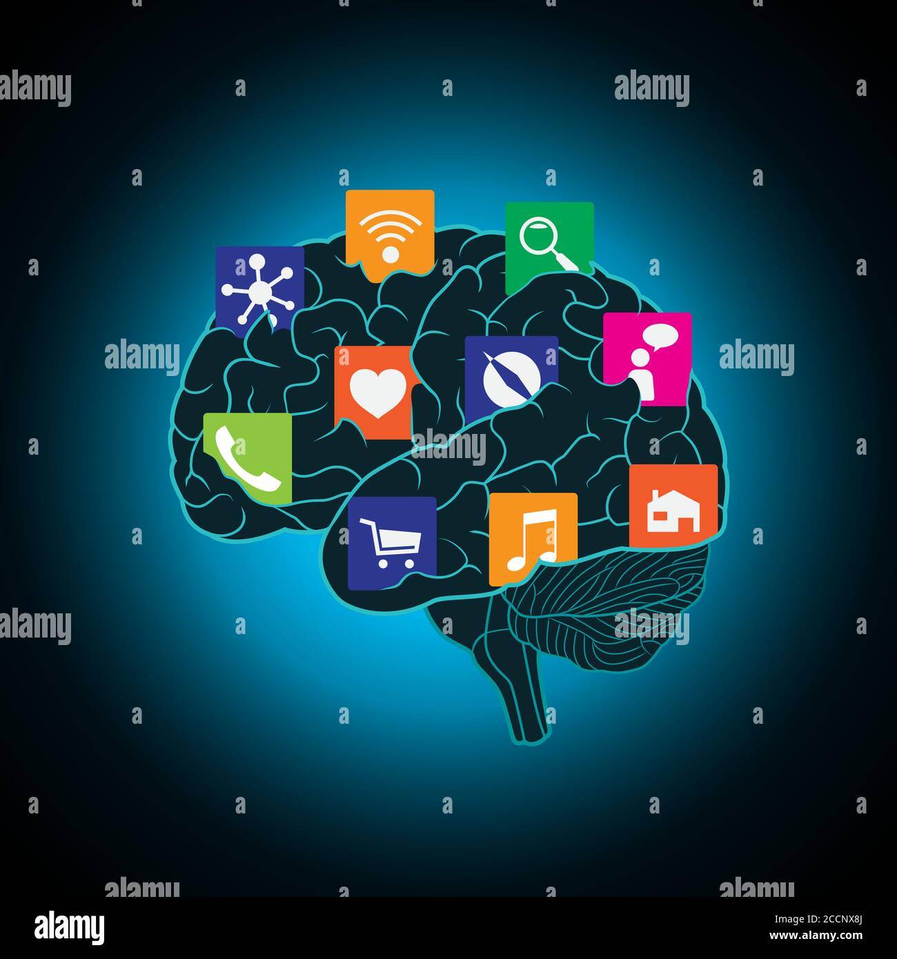 Mobile apps installed into the brain, replacing the mind, consciousness ...