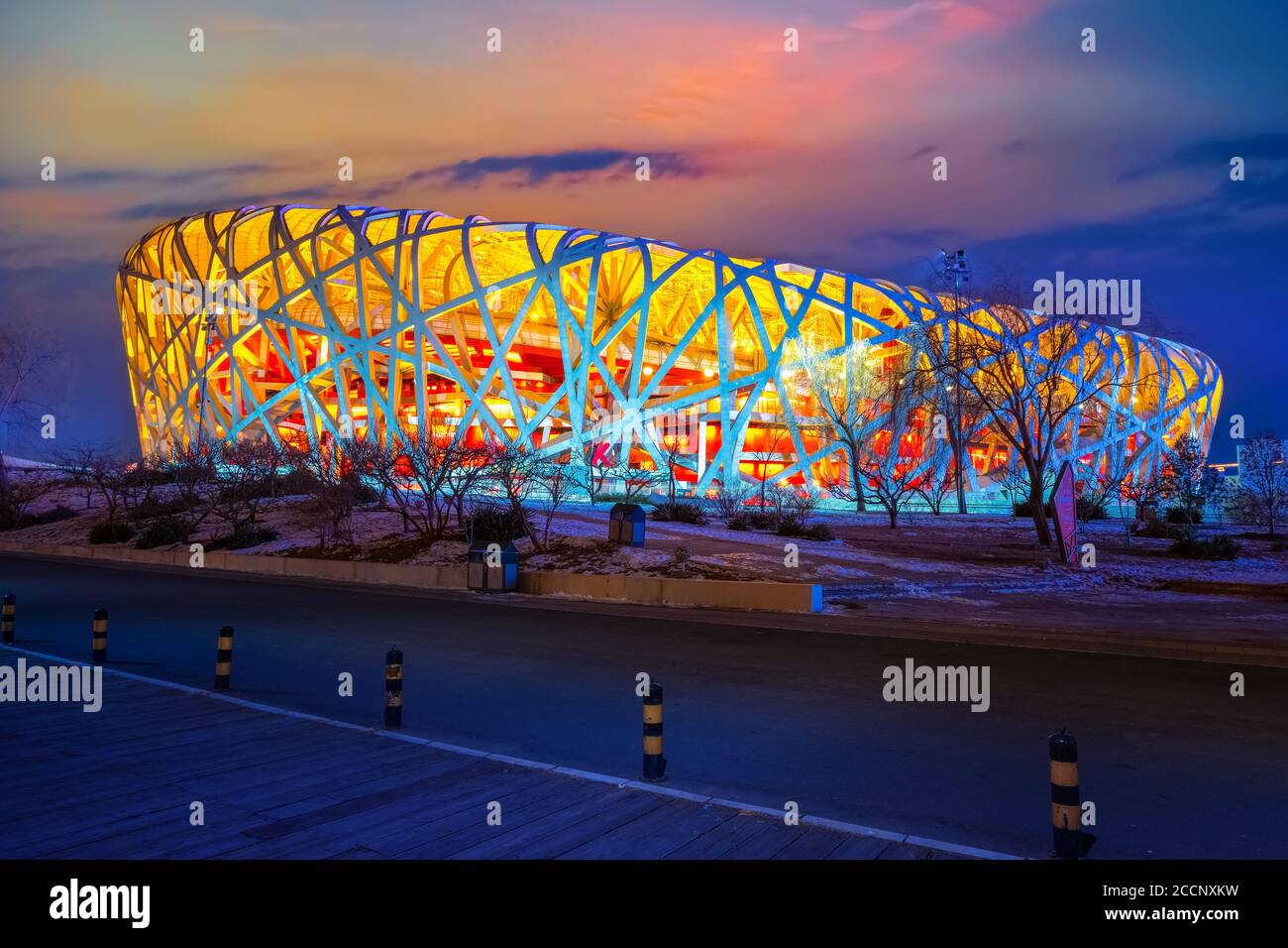 Beijing, China - Jan 11 2020: The national Stadium (AKA Bird's Nest ...