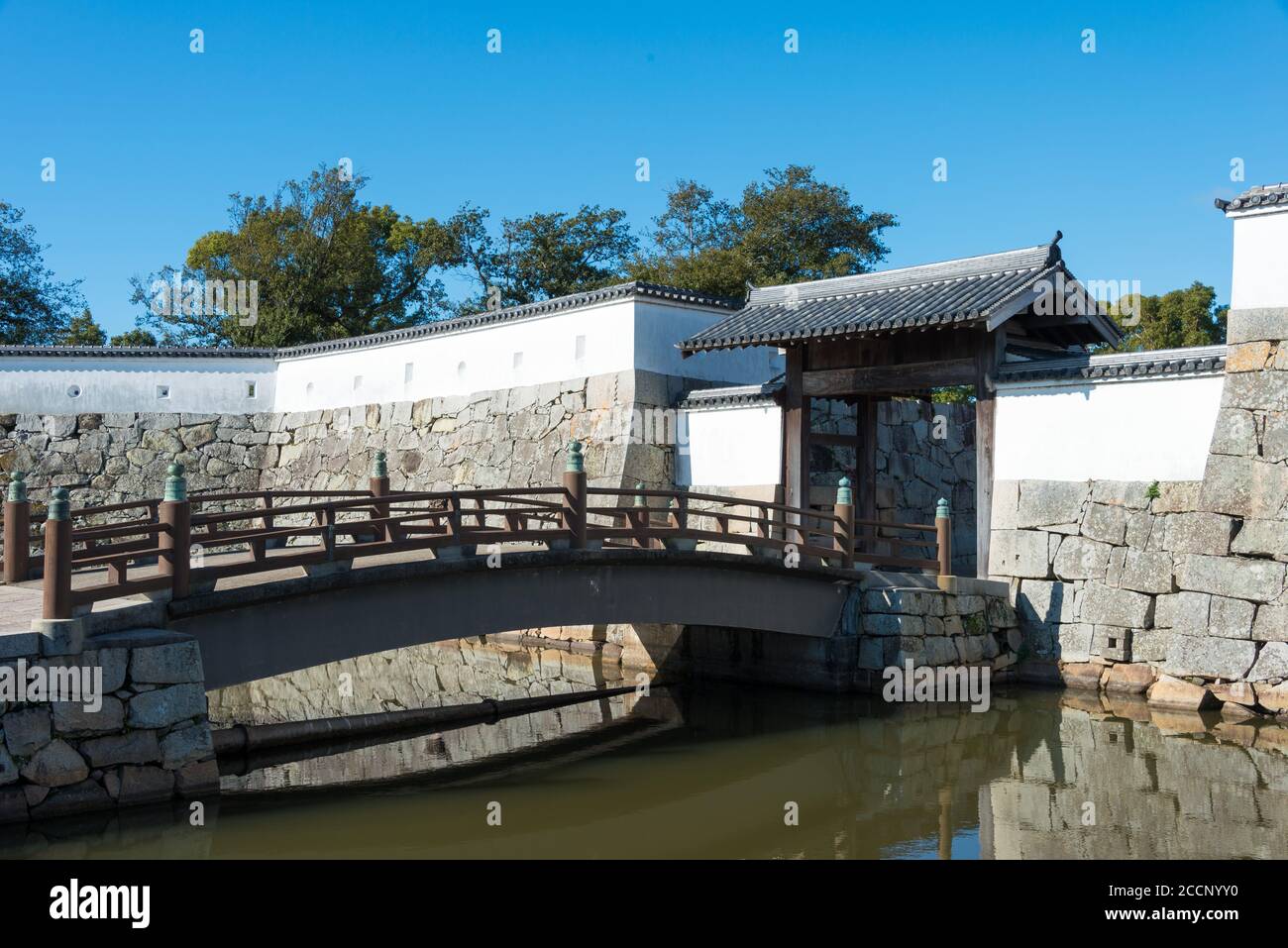 Hyogo, Japan - Ako Castle in Ako, Hyogo, Japan. The castle is a ...