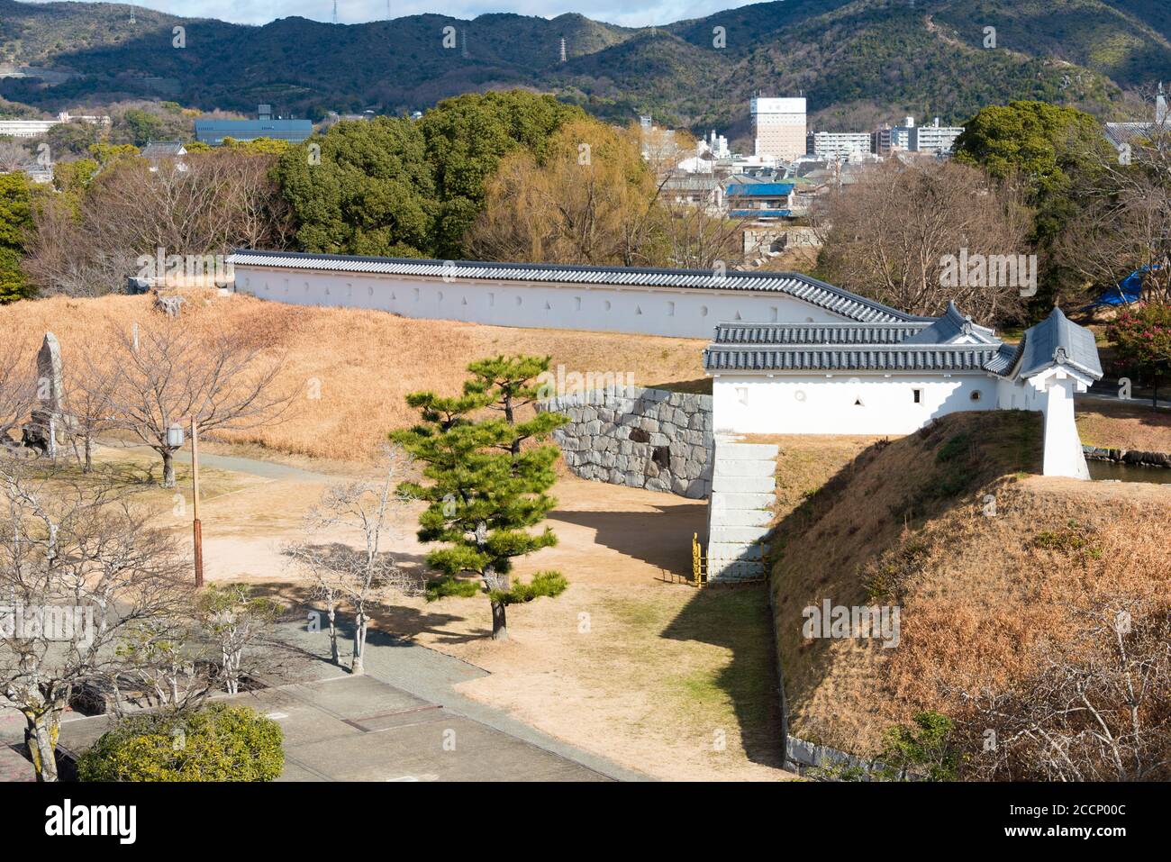 Hyogo, Japan - Ako Castle in Ako, Hyogo, Japan. The castle is a ...