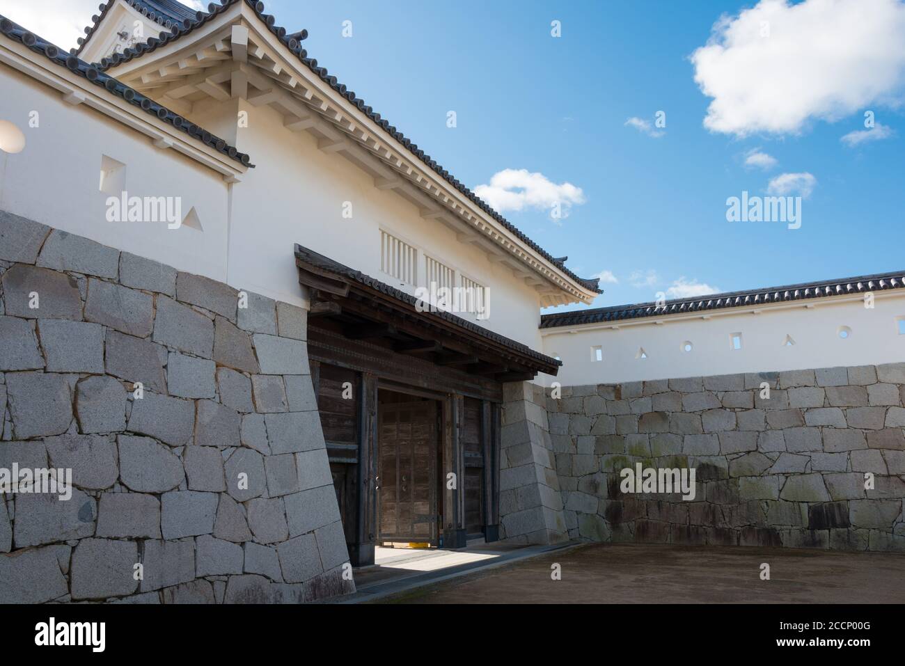 Hyogo, Japan - Ako Castle in Ako, Hyogo, Japan. The castle is a ...