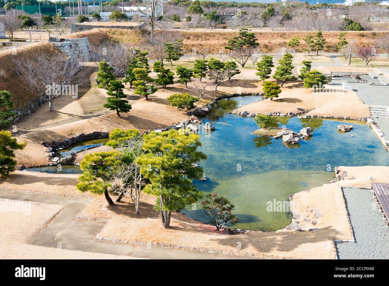 Hyogo, Japan - Ako Castle in Ako, Hyogo, Japan. The castle is a ...