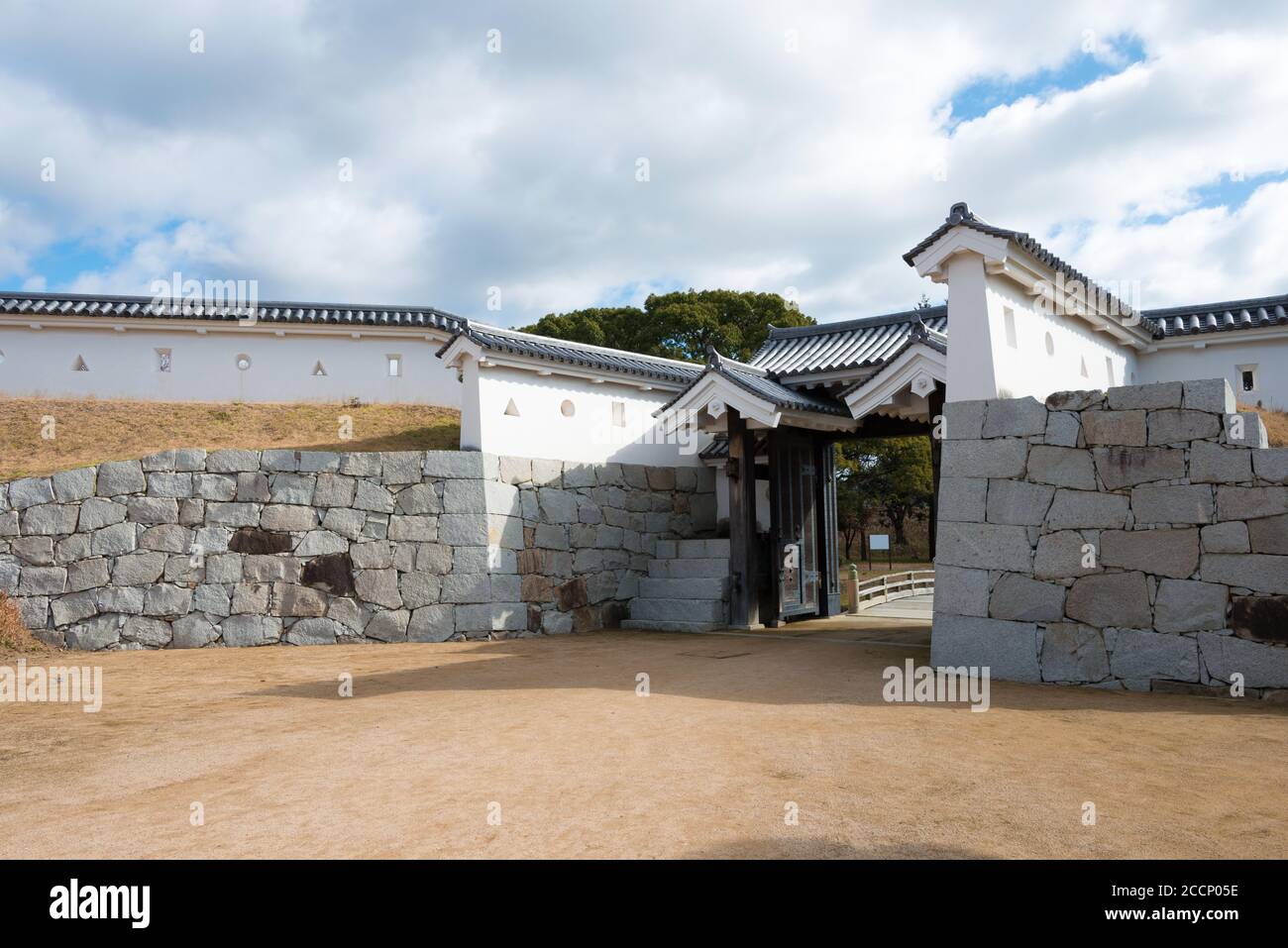 Hyogo, Japan - Ako Castle in Ako, Hyogo, Japan. The castle is a ...