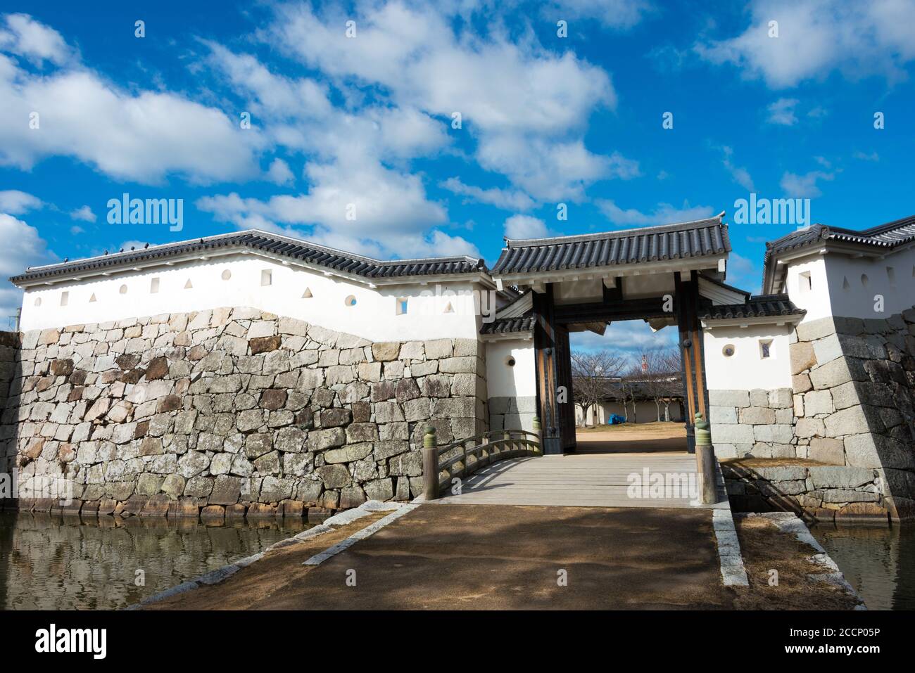 Hyogo, Japan - Ako Castle in Ako, Hyogo, Japan. The castle is a ...