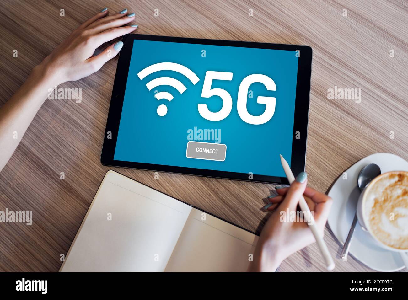 5g Fast mobile internet connection, Ne generation communication and ...