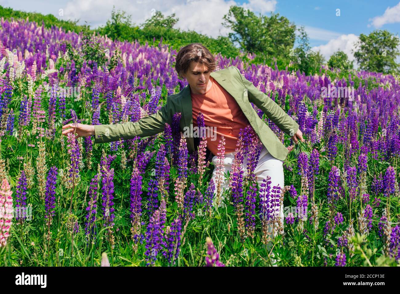 Tall handsome man dancing on hi-res stock photography and images - Alamy