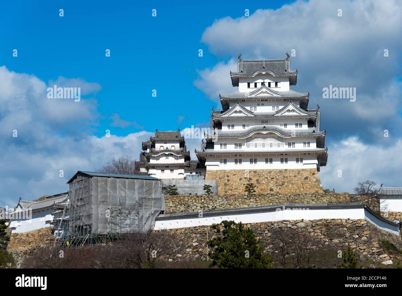 Hyogo, Japan -Jan 29 2020- Beautiful scenic view from Himeji Castle in ...