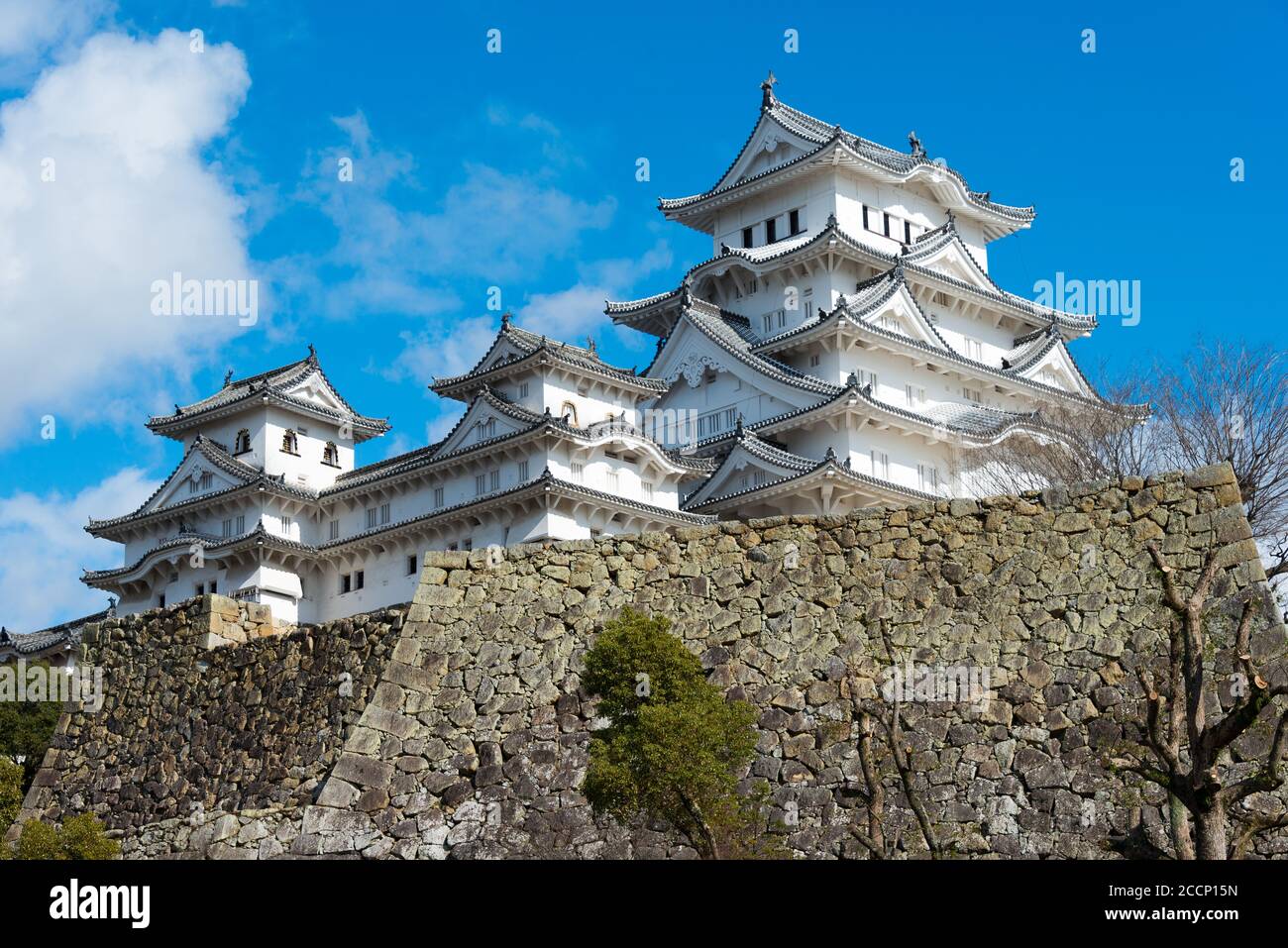 Hyogo, Japan -Jan 29 2020- Beautiful scenic view from Himeji Castle in ...