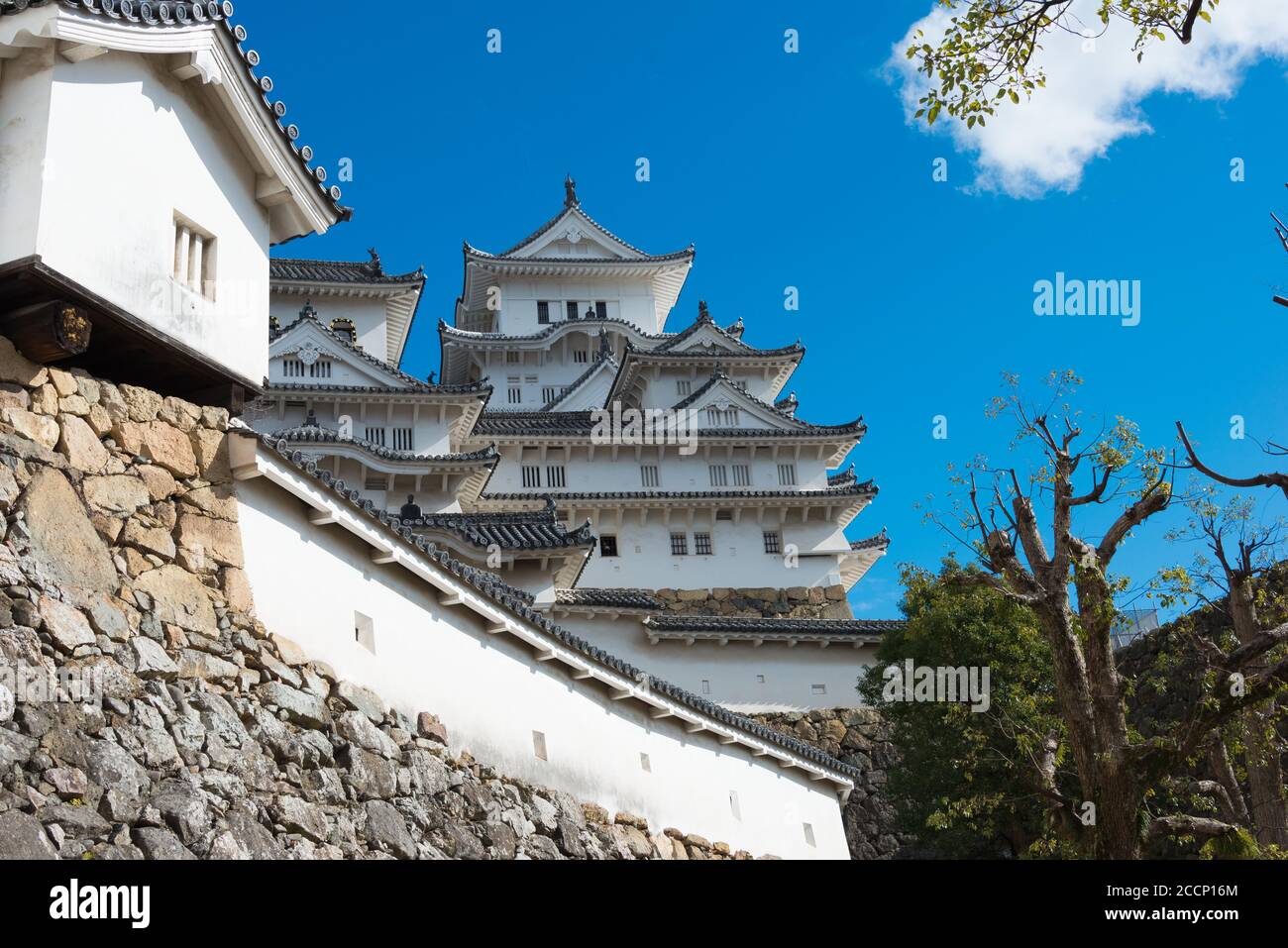 Hyogo, Japan -Jan 29 2020- Beautiful scenic view from Himeji Castle in ...
