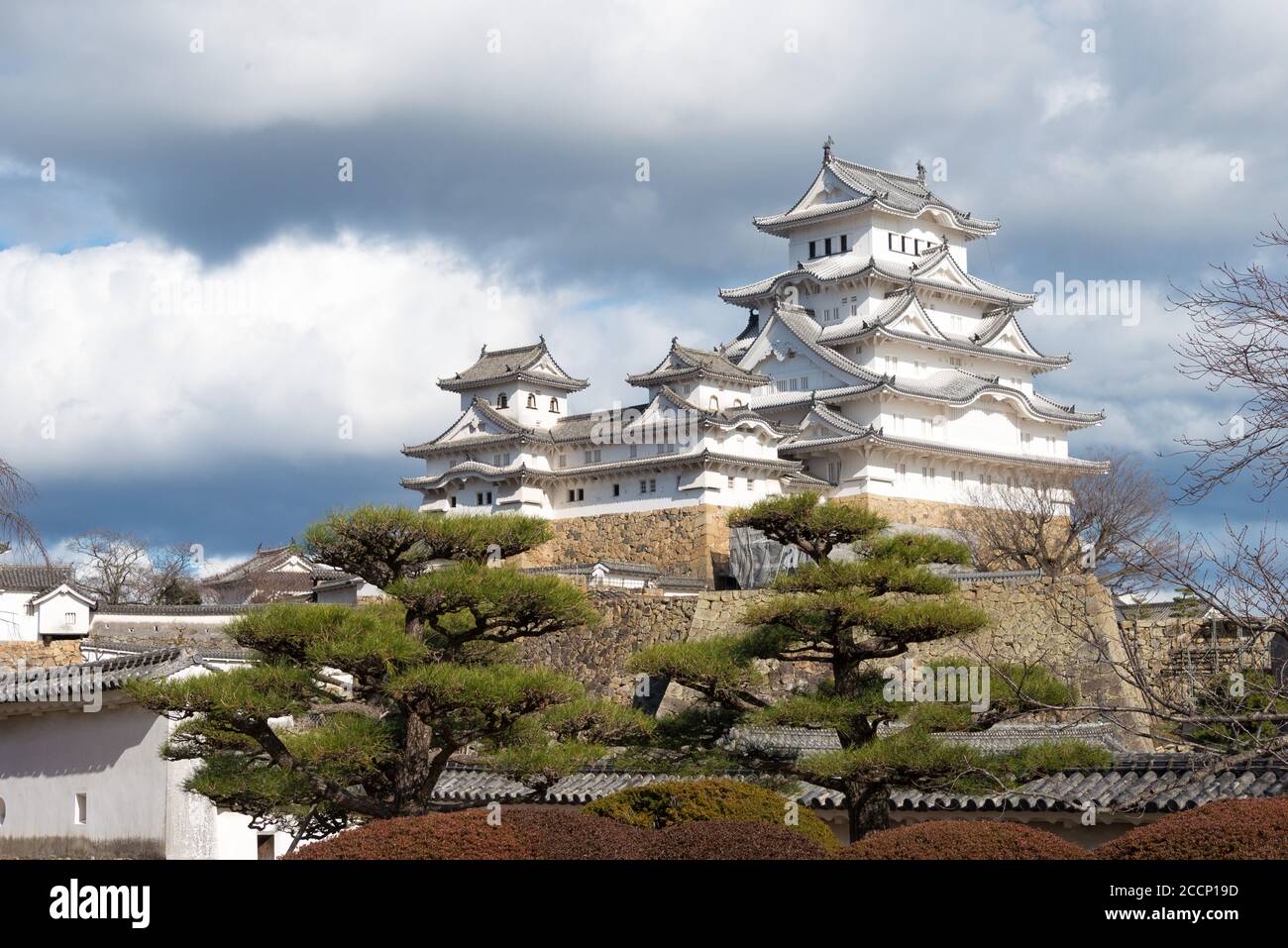 Hyogo, Japan -Jan 29 2020- Himeji Castle in Himeji, Hyogo, Japan. It is ...