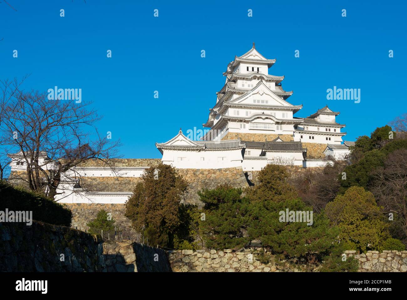 Hyogo, Japan -Jan 30 2020- Himeji Castle in Himeji, Hyogo, Japan. It is ...