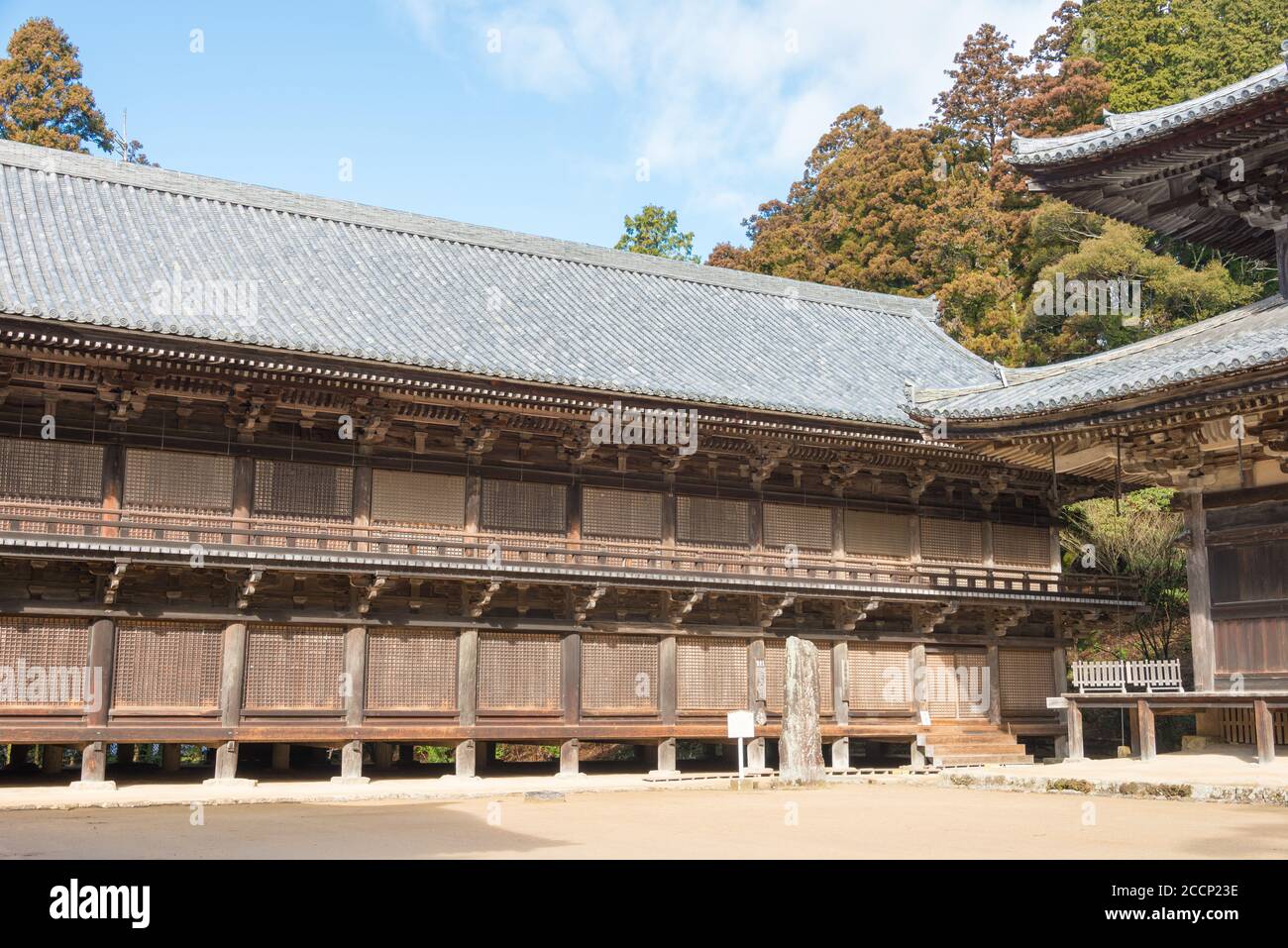 Hyogo, Japan - Engyoji temple in Himeji, Hyogo, Japan. The temple was ...