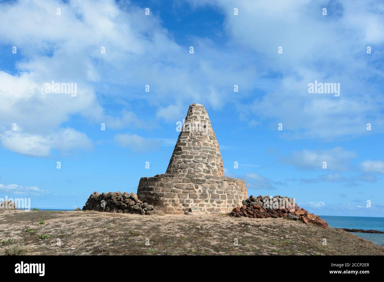 Historical Smith Point beacon built in 1843, Garig Gunak Barlu National ...