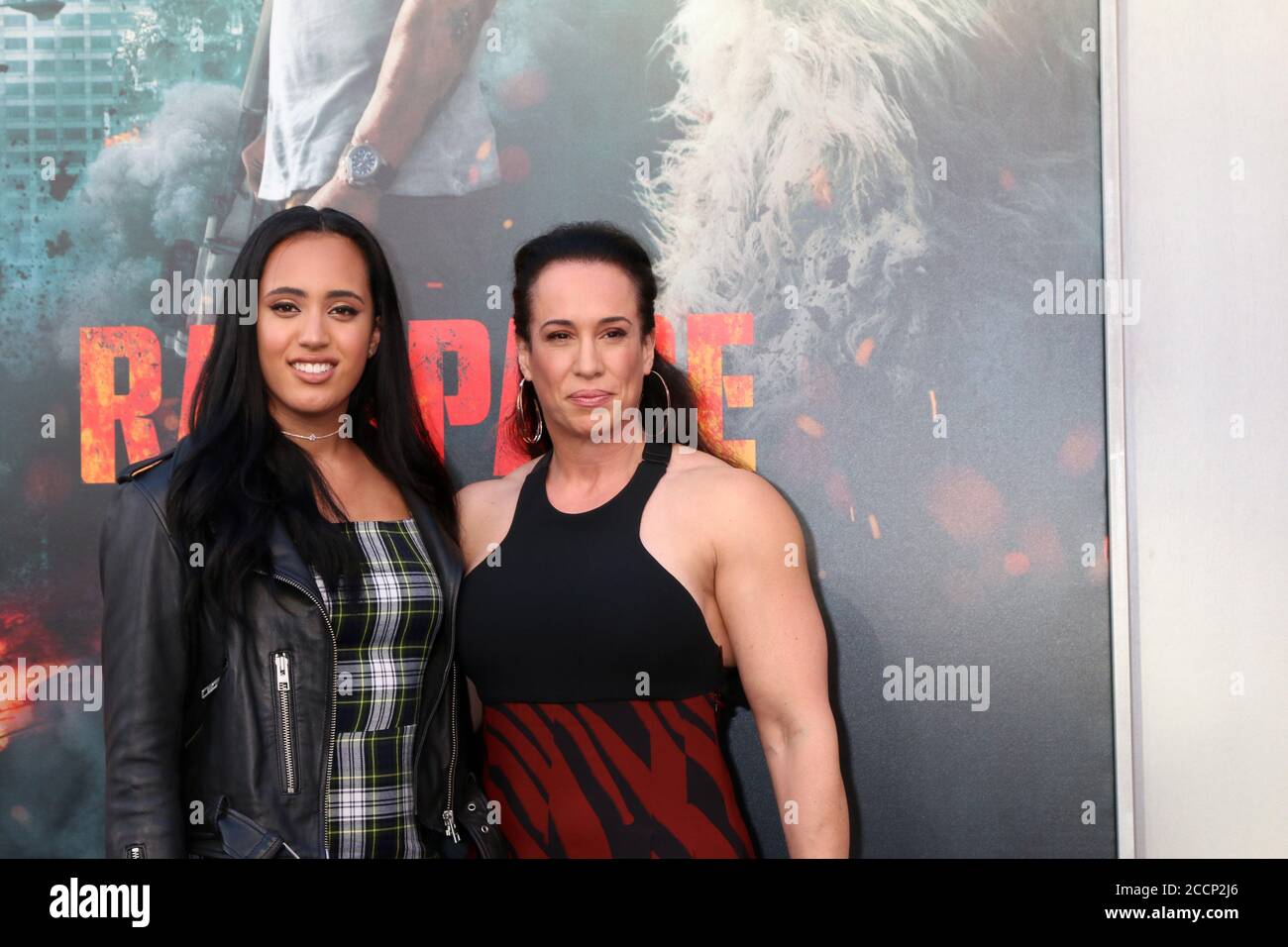 LOS ANGELES - APR 4: Simone Johnson, Dany Garcia at the Rampage ...