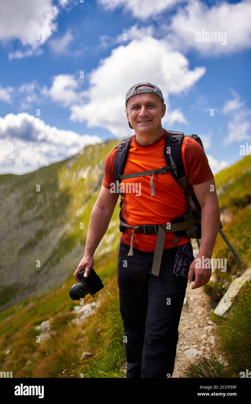 Backpack shooter hi-res stock photography and images - Alamy