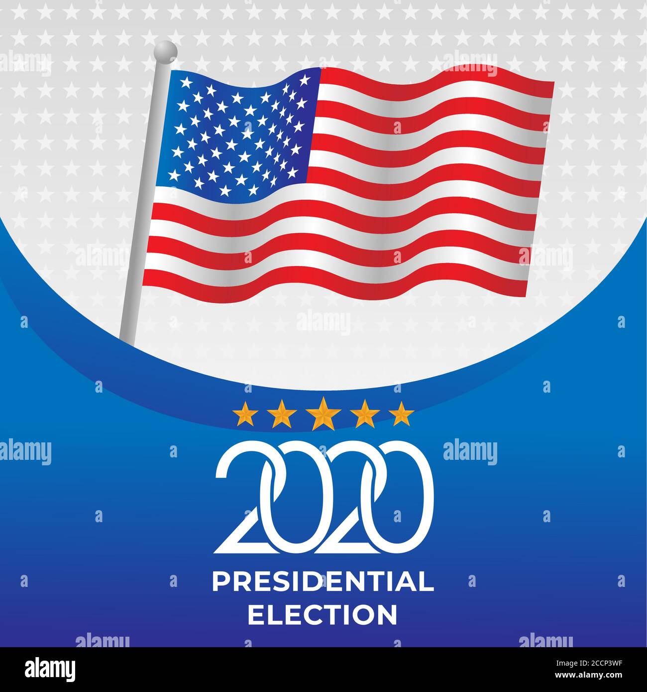 United States of America Presidential Election 2020 Vector illustration ...