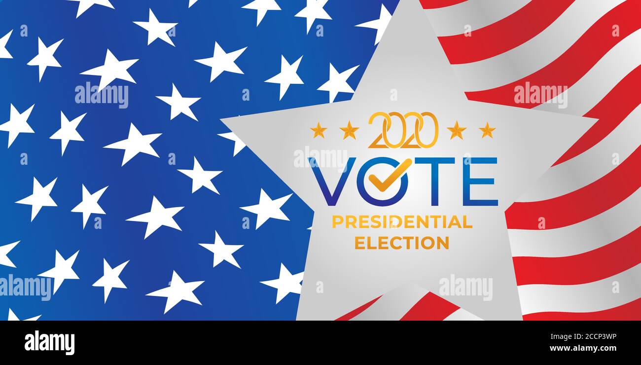 United States of America Presidential Election 2020 Vector illustration ...