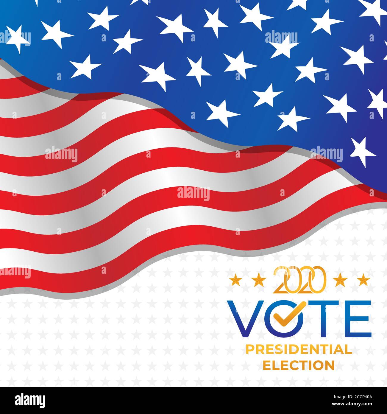 United States of America Presidential Election 2020 Vector illustration ...