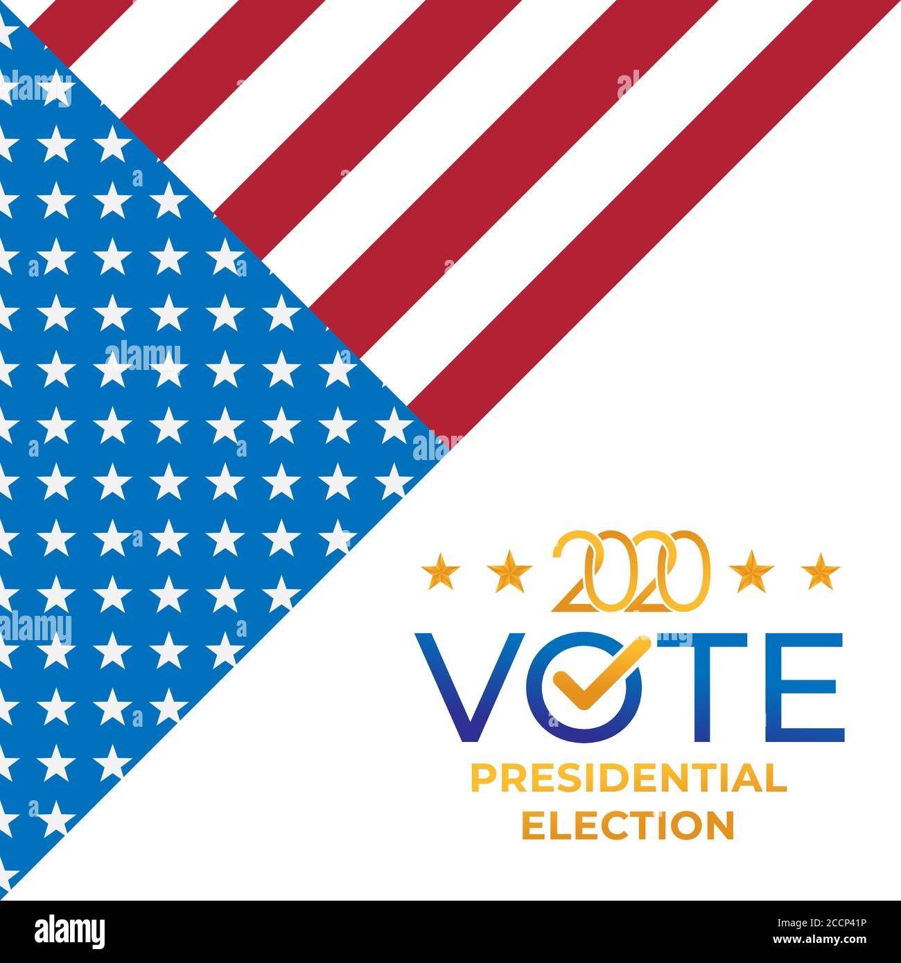 United States of America Presidential Election 2020 Vector illustration ...