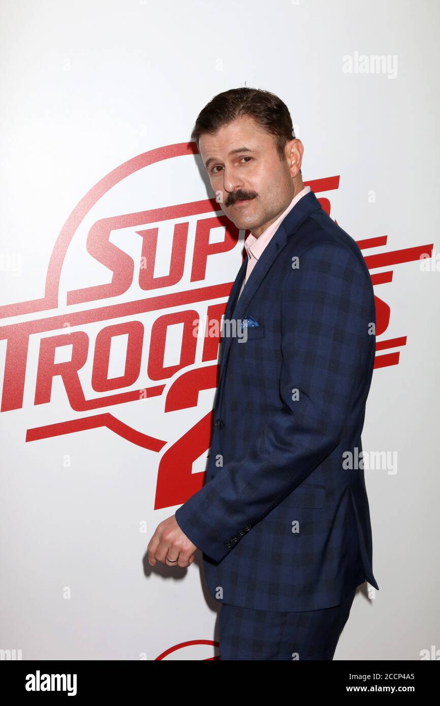 LOS ANGELES - APR 11: Steve Lemme at the Super Troopers 2 Premiere at ...