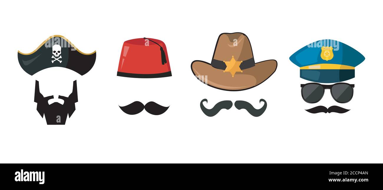 Various hats illustration icons Stock Vector Image & Art - Alamy Various hats illustration icons Stock Vector Image & Art - Alamy