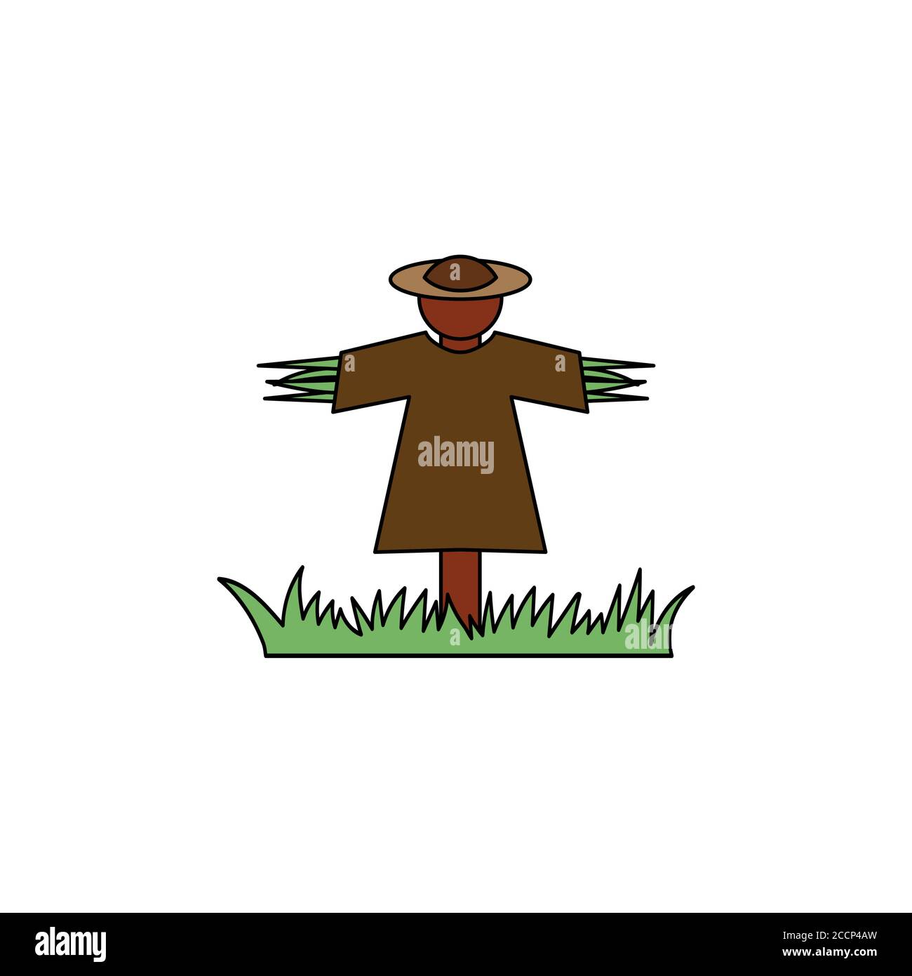 scarecrow vector design template illustration Stock Vector Image & Art ...