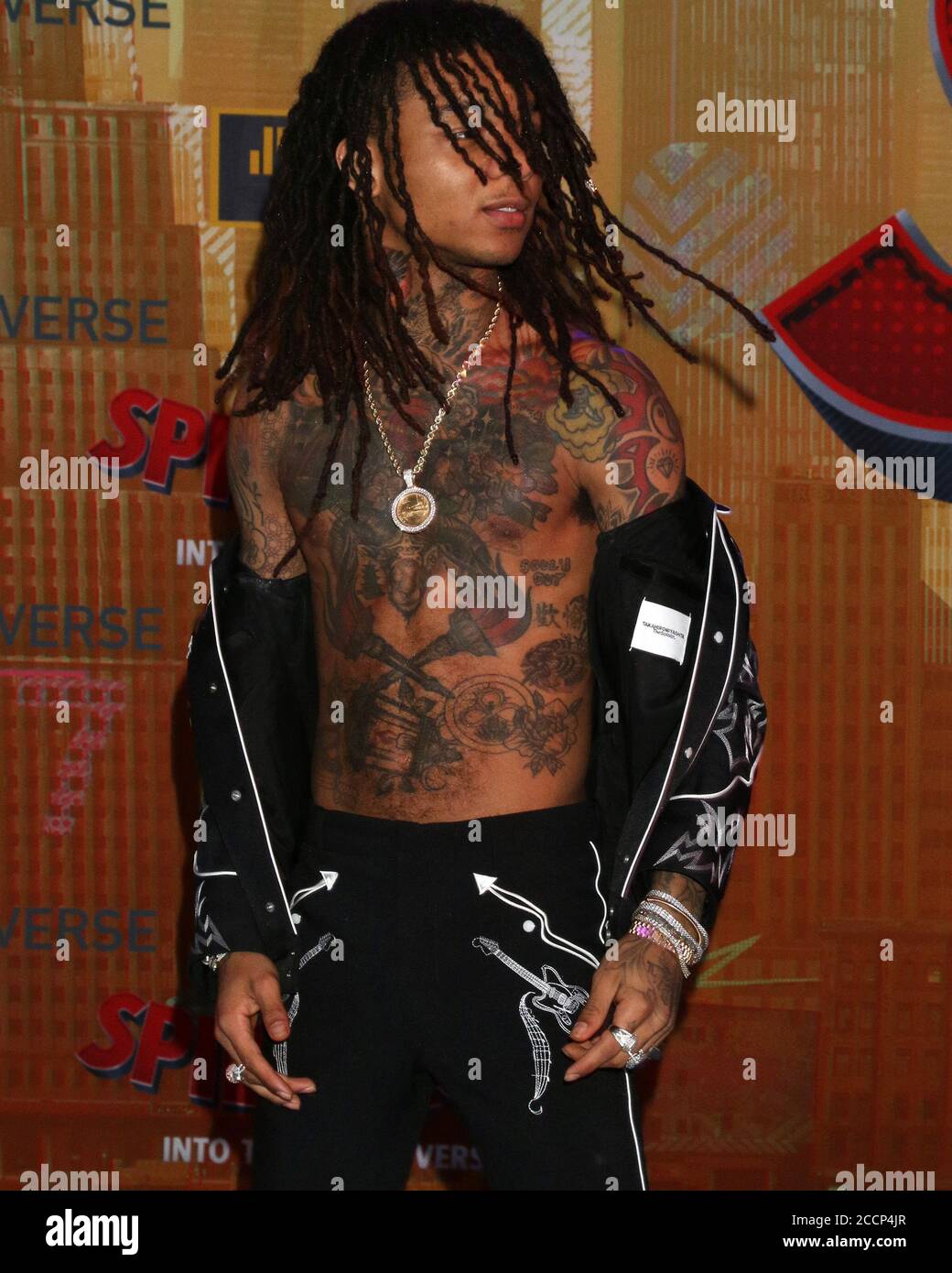 LOS ANGELES - DEC 1: Swae Lee at the Spider-Man: Into the Spider-Verse ...