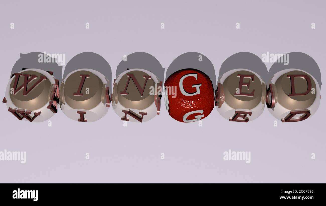 Feathered letters hi-res stock photography and images - Alamy