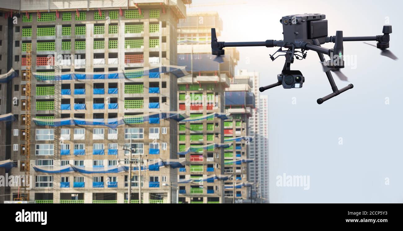 Construction inspection drone hi-res stock photography and images - Alamy