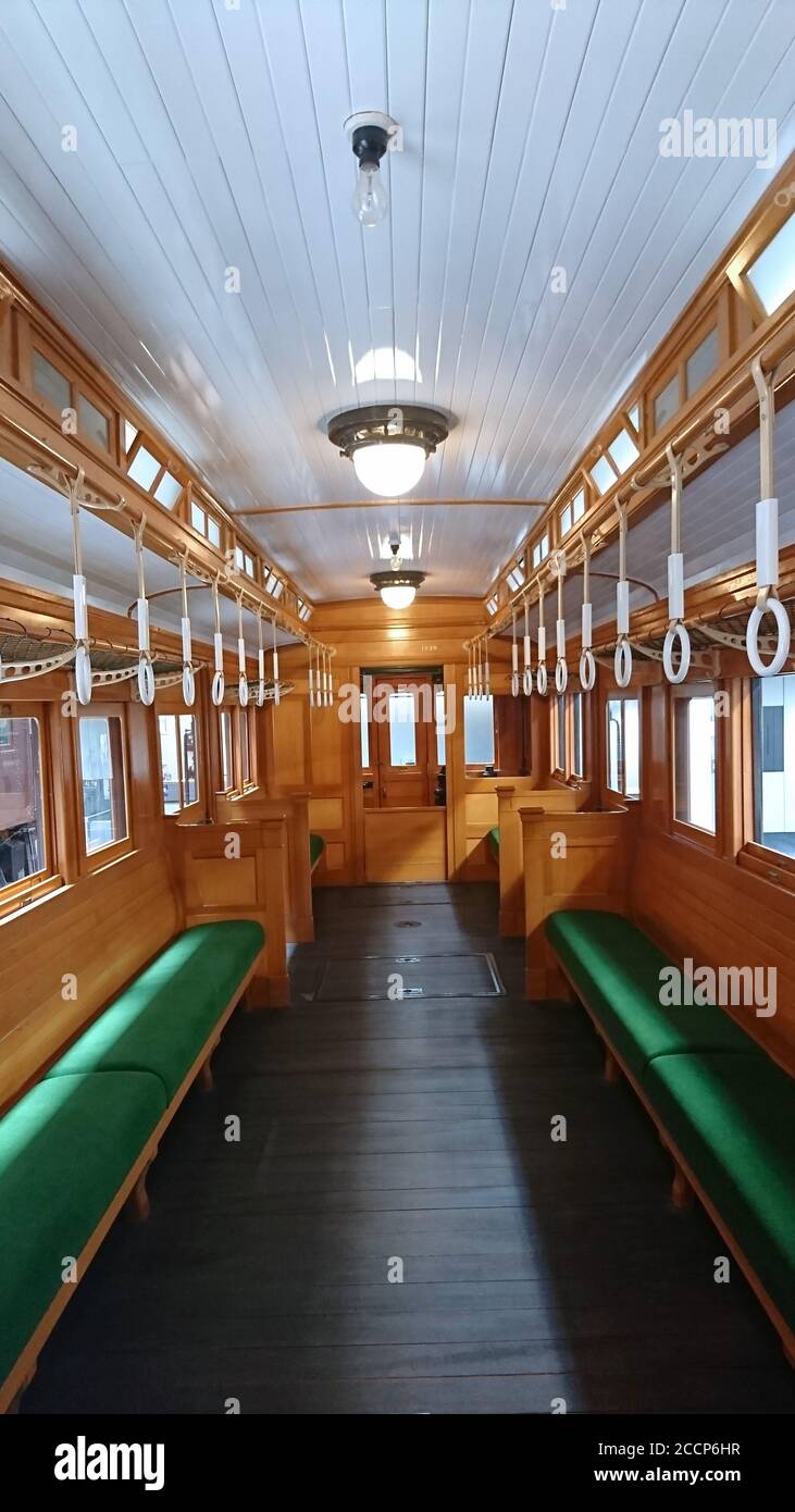 Old fashioned train interior hi-res stock photography and images - Alamy