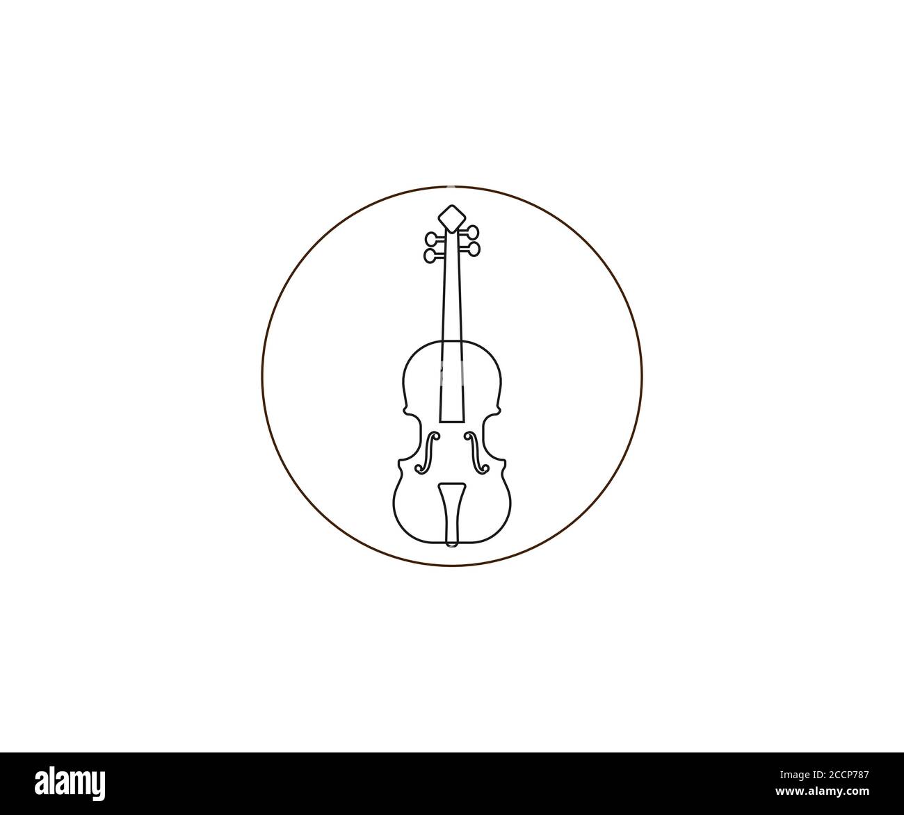 Violin icon hi-res stock photography and images - Alamy
