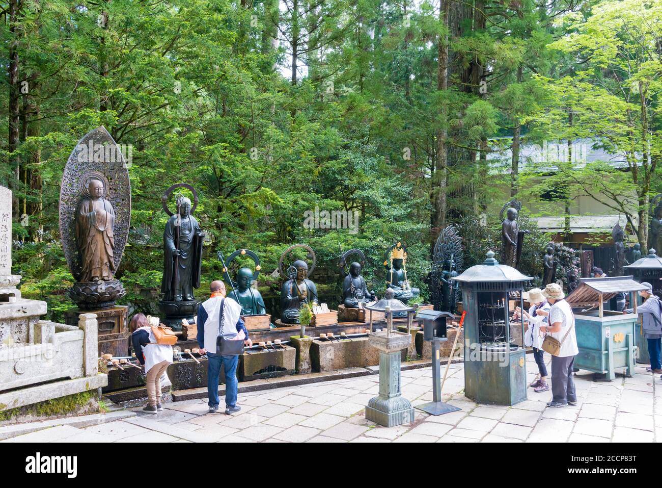Wakayama, Japan - Okunoin Cemetery at Mount Koya in Koya, Wakayama ...