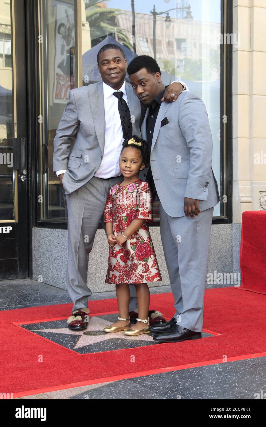 LOS ANGELES - APR 10: Tracy Morgan, Tracy Morgan Jr, Maven Morgan at ...