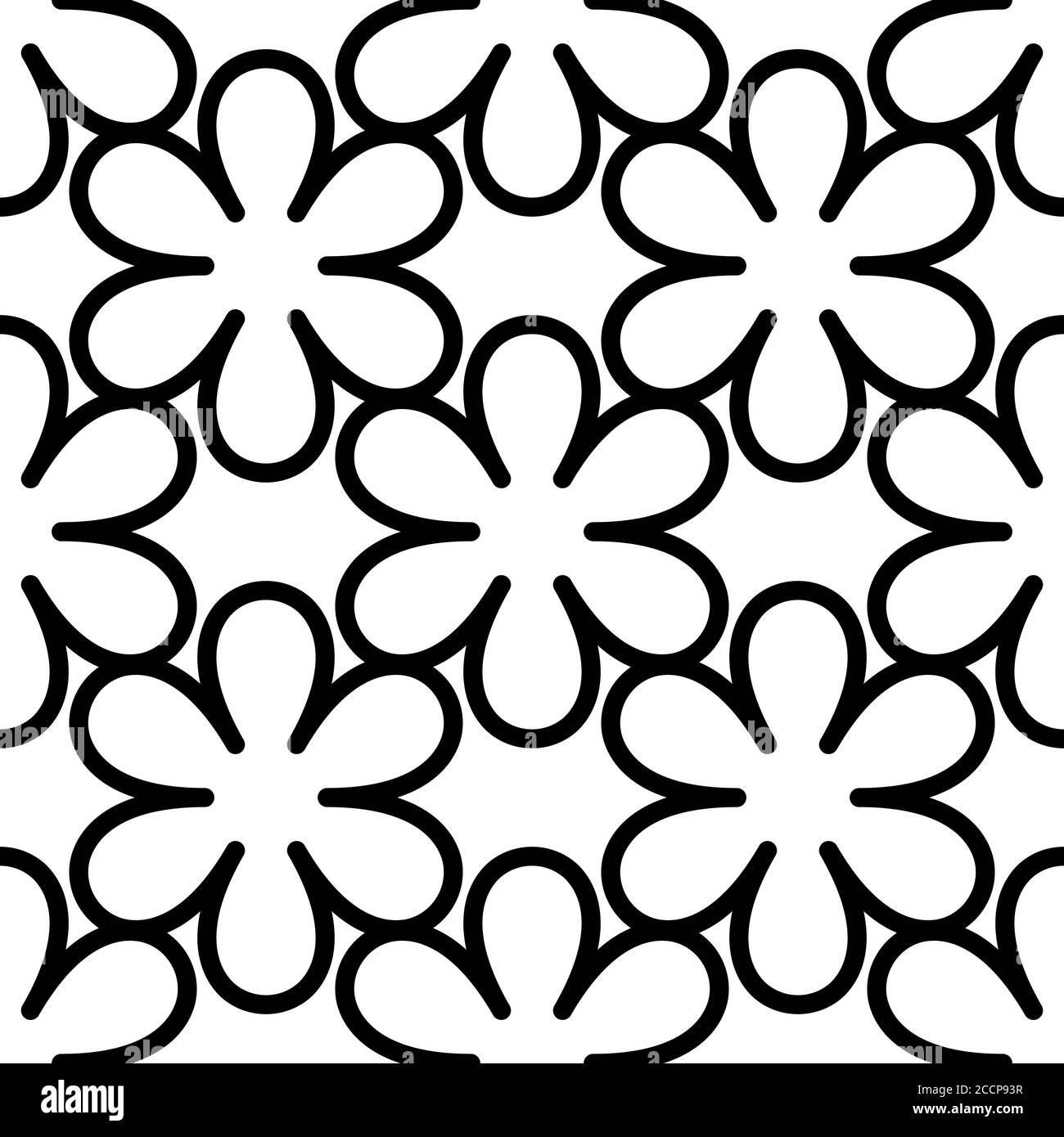 Circular Flower decorative patterns Stock Vector Image & Art - Alamy