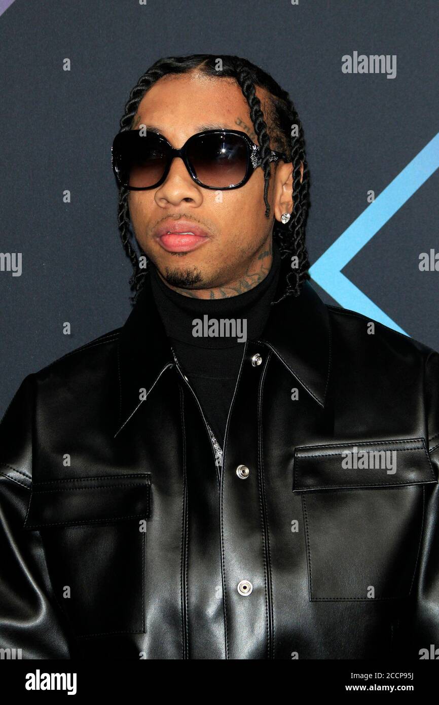LOS ANGELES - NOV 11: Tyga at the People's Choice Awards 2018 at the ...