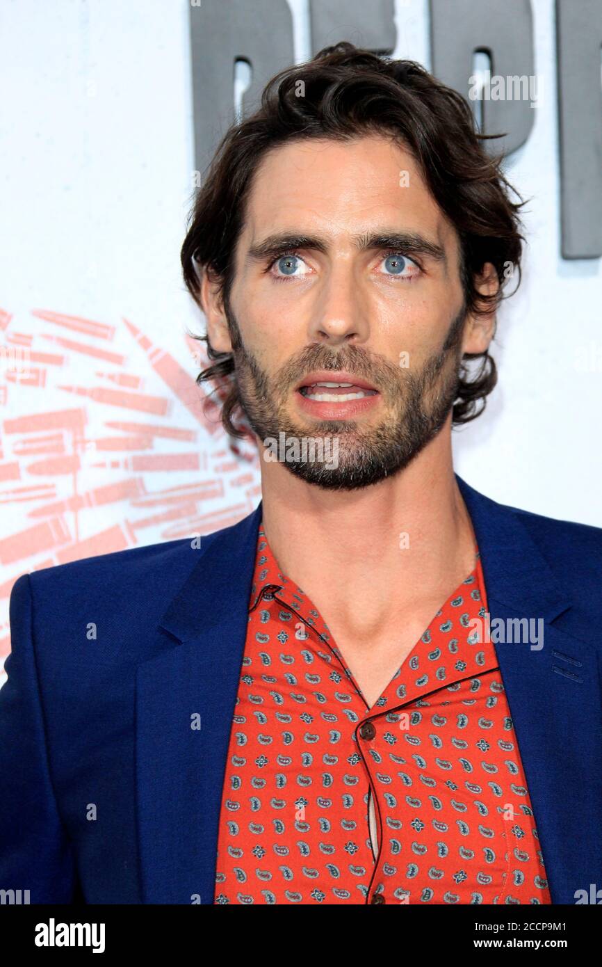 LOS ANGELES - AUG 28: Tyson Ritter at the Peppermint World Premiere at ...