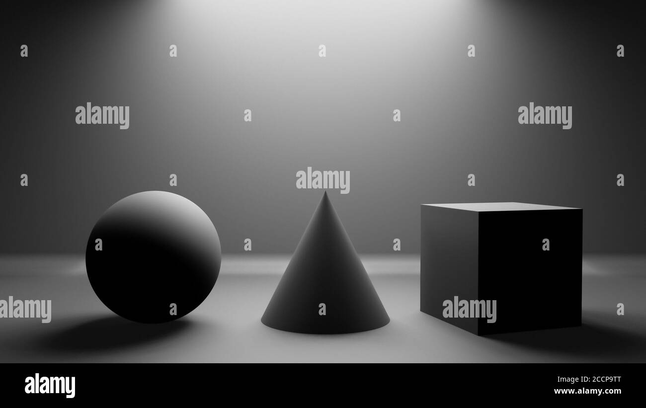 3d forms hi-res stock photography and images - Alamy