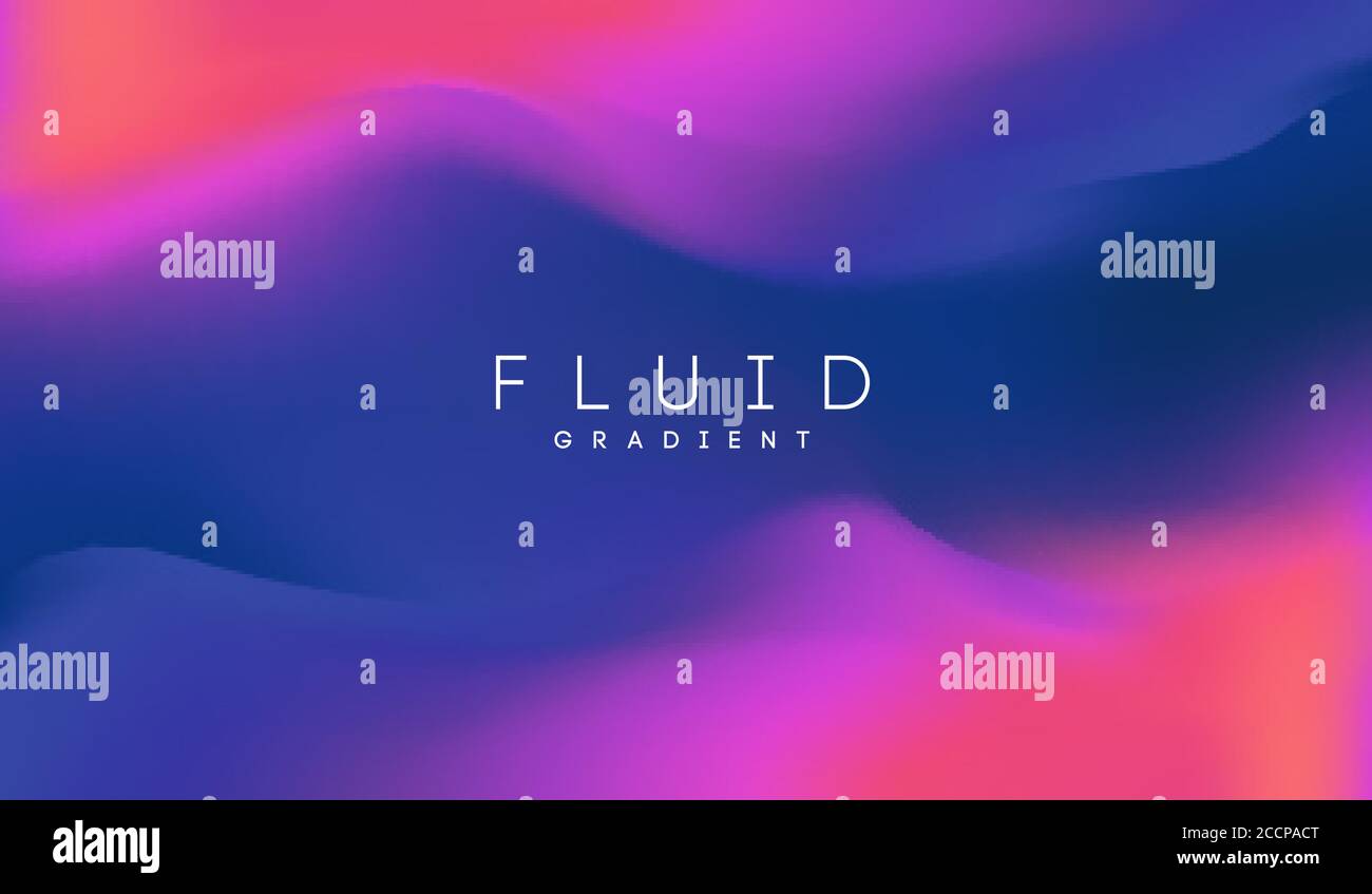 Digital gradient background. Shape holographic gradient. Liquid 3d ...