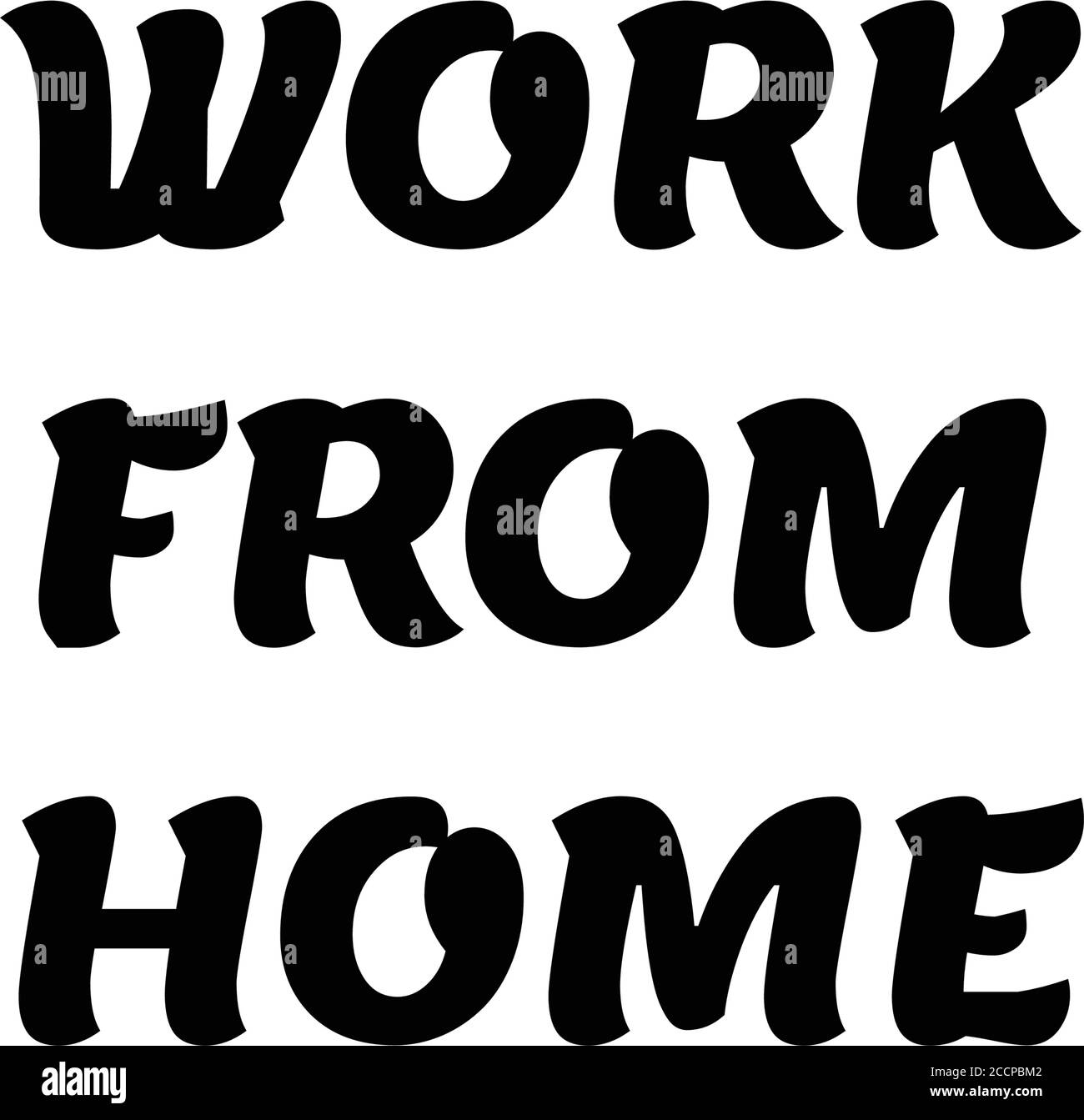 Work from home routine Stock Vector Images - Alamy