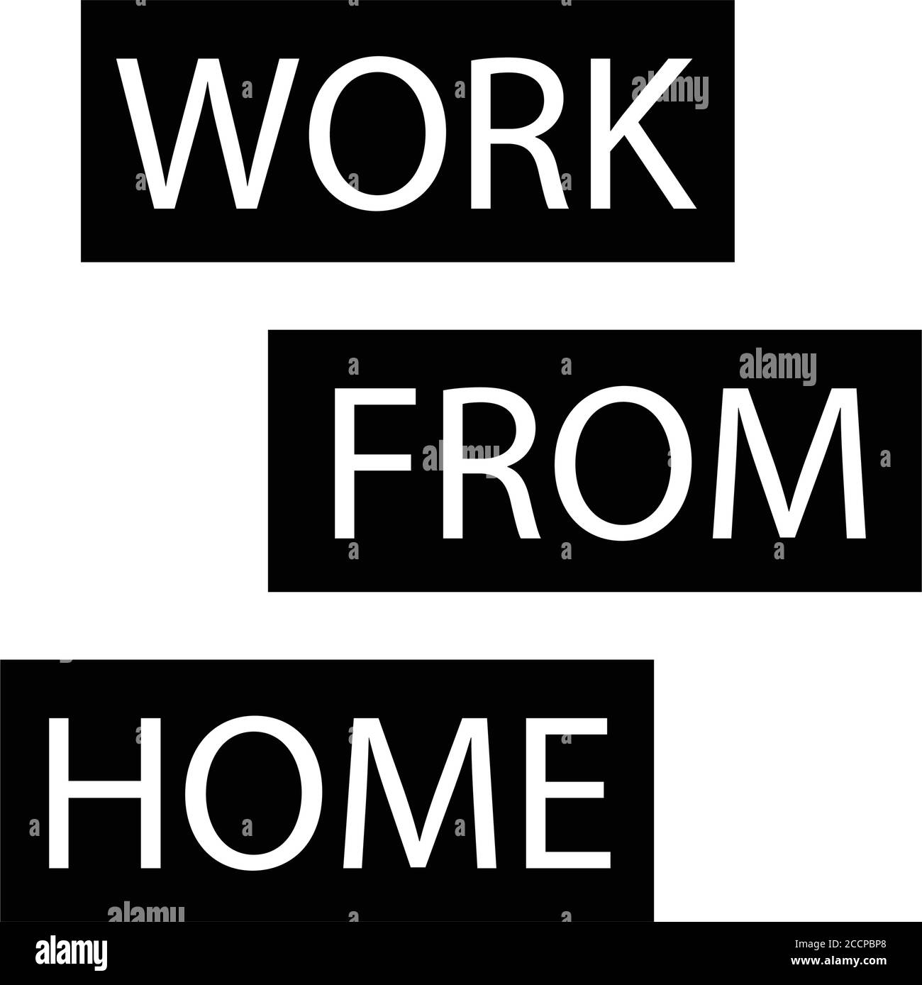 Work from home routine Stock Vector Images - Alamy