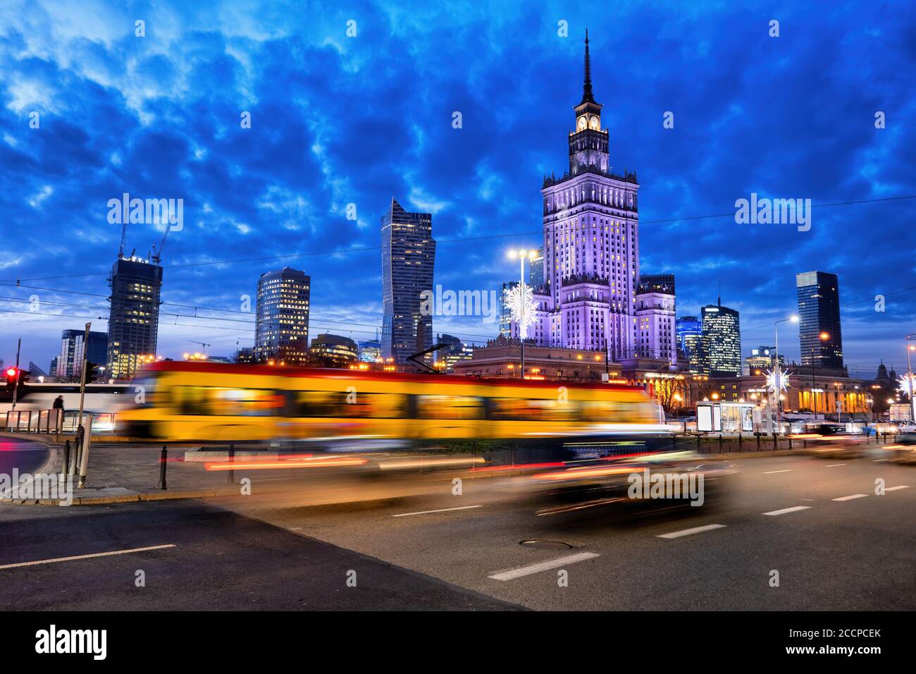 Warszawa city center building hi-res stock photography and images - Alamy