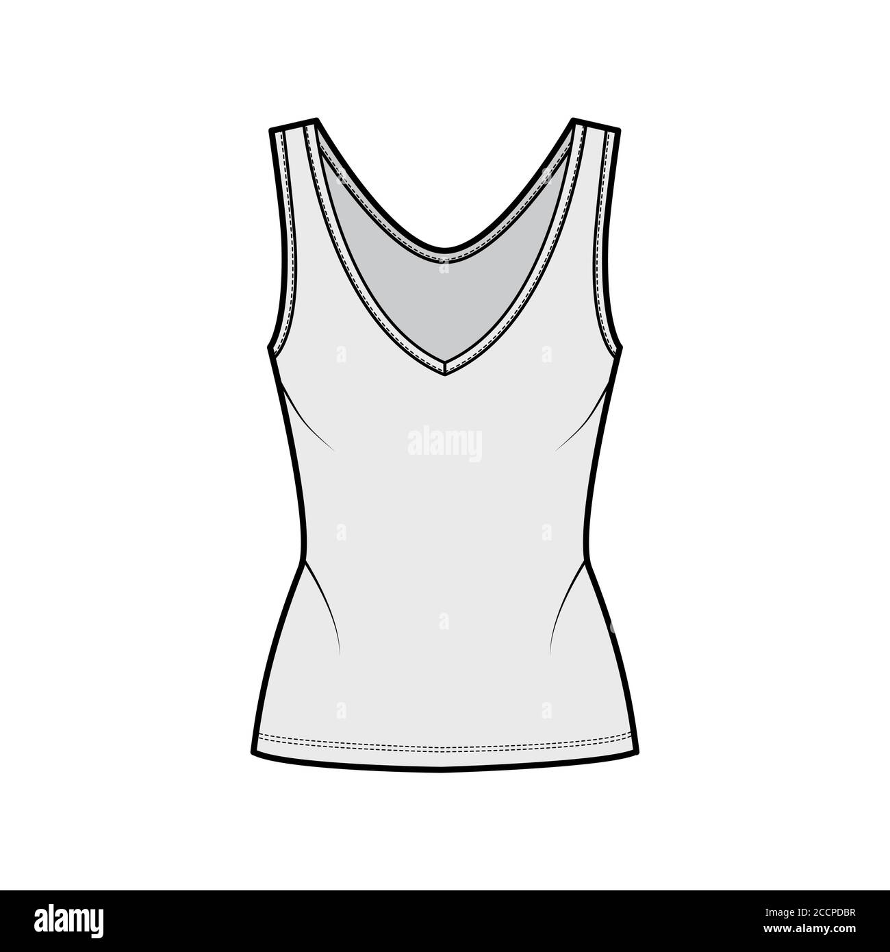 Deep v neckline hi-res stock photography and images - Alamy